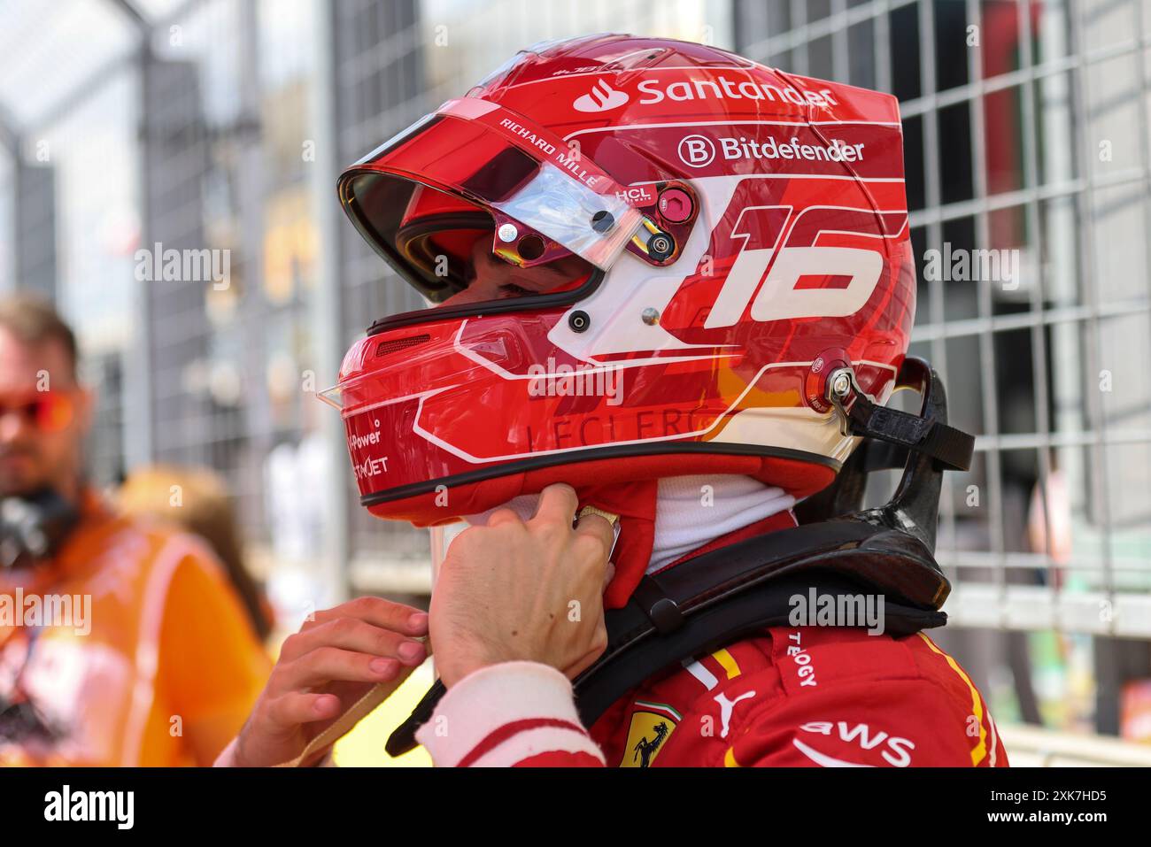 Charles leclerc helmet hi-res stock photography and images - Alamy