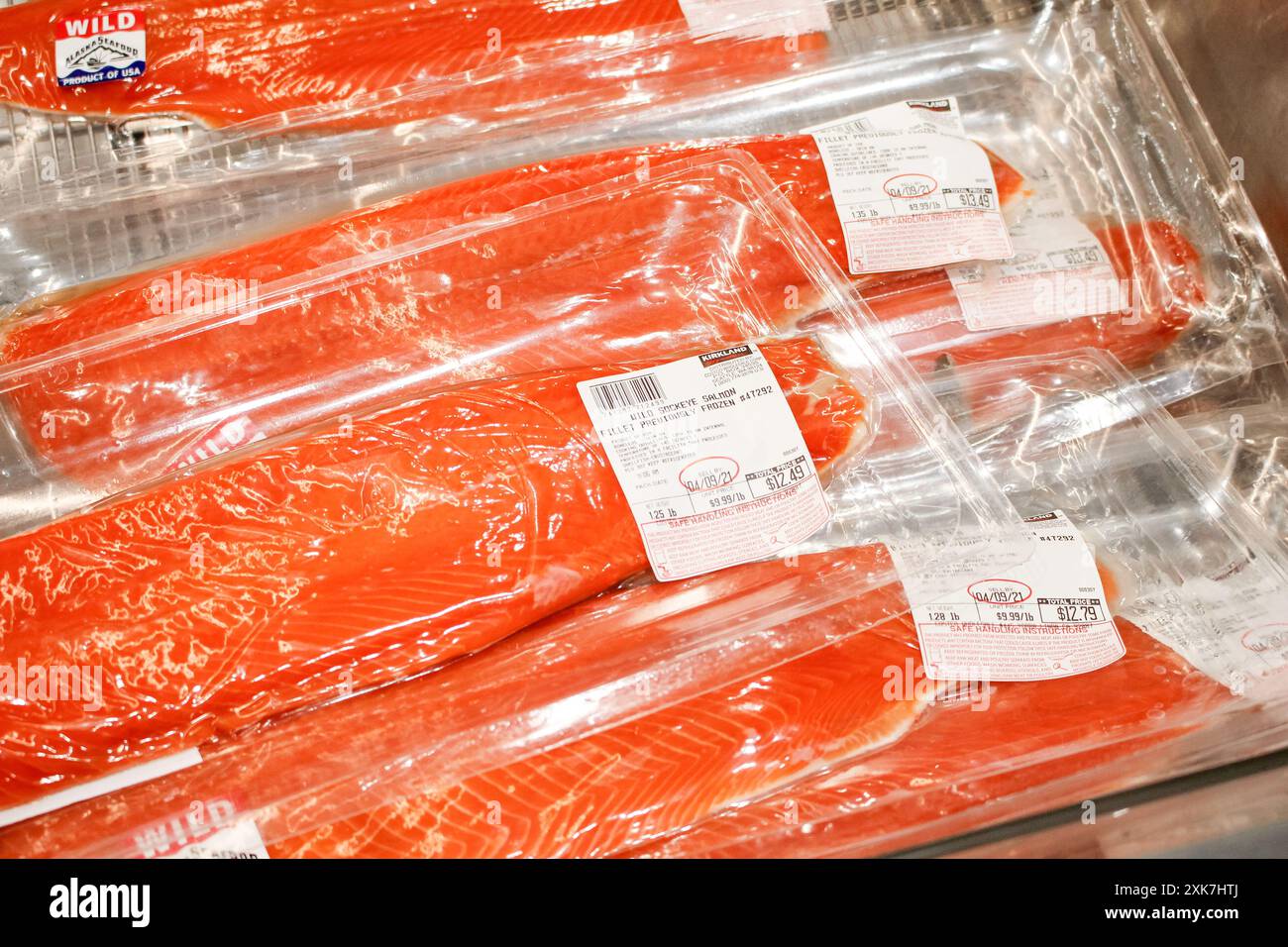 Los Angeles, California, United States - 04-06-2021: A view of several ...