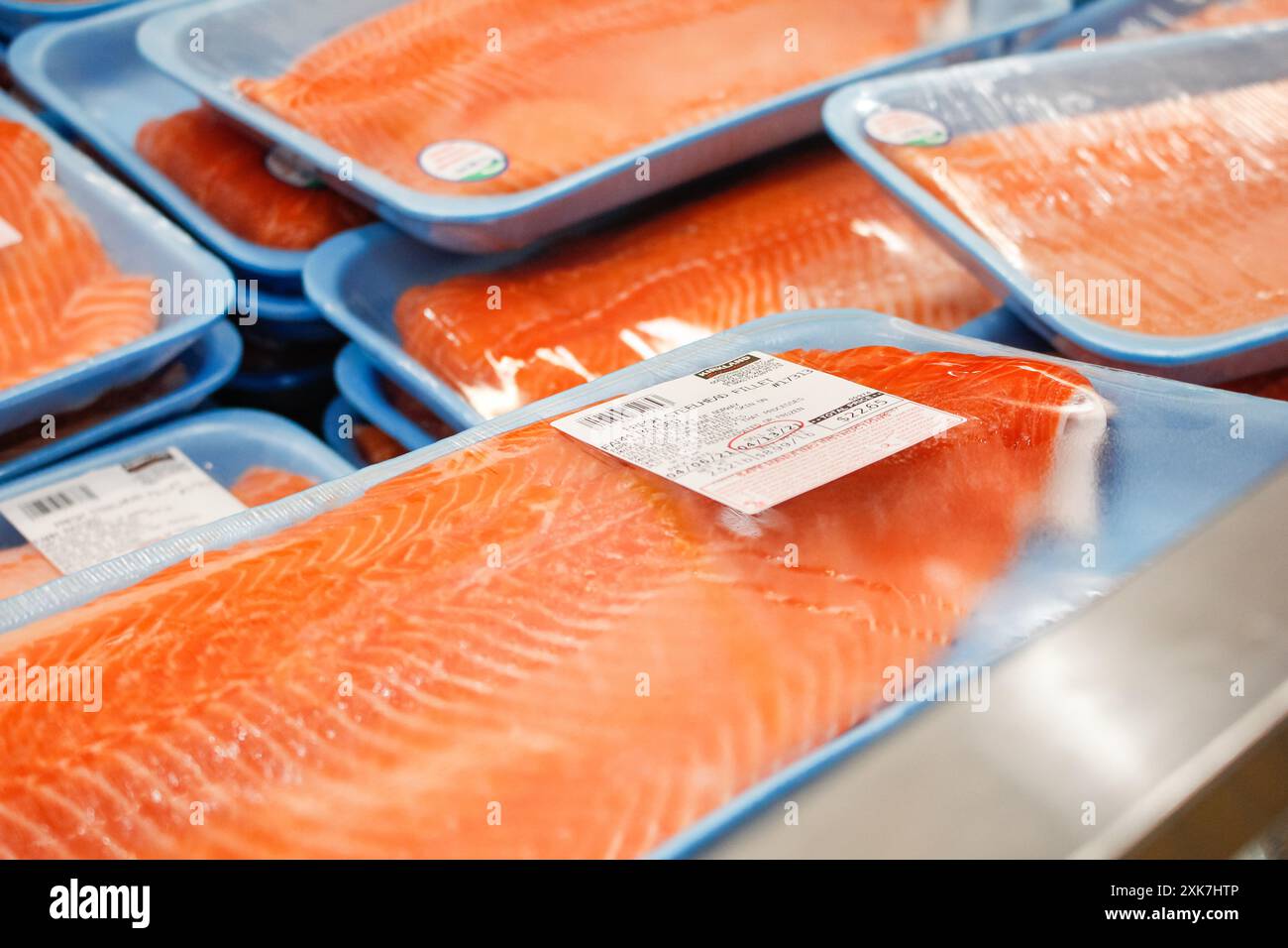 Los Angeles, California, United States - 04-06-2021: A view of several ...