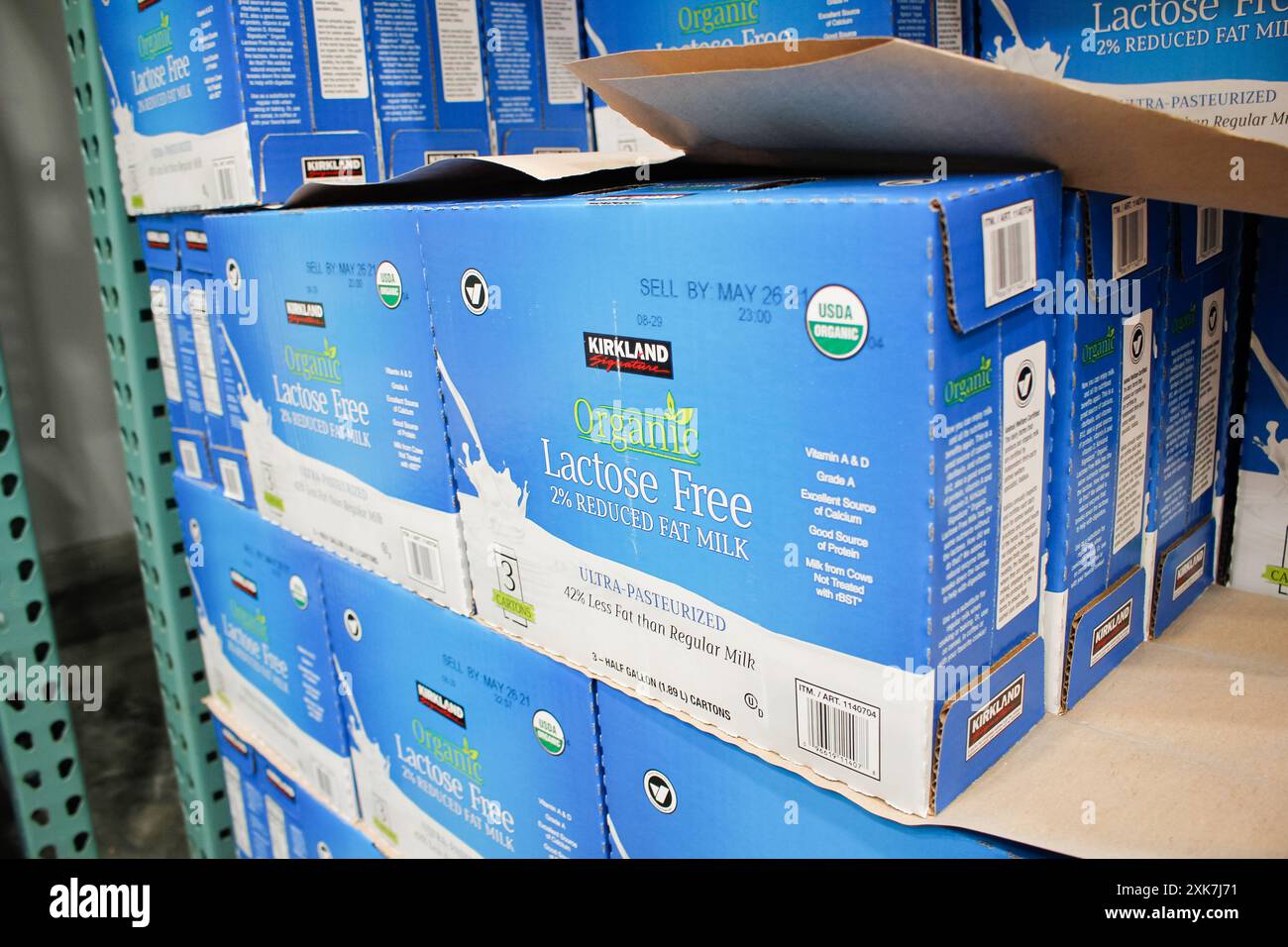 Los Angeles, California, United States - 04-06-2021: A view of several ...