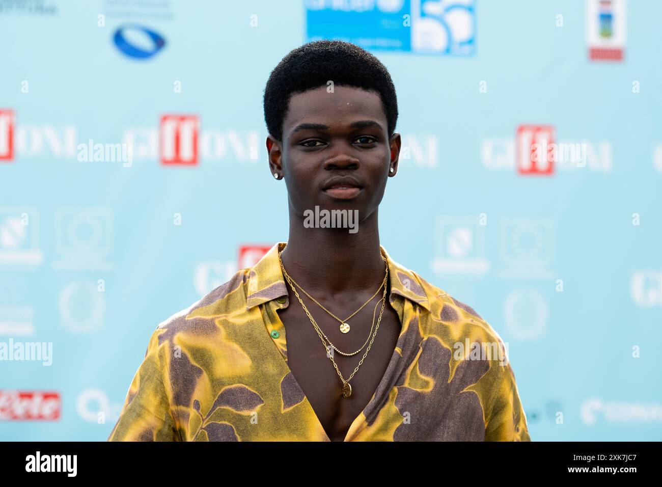 Giffoni Valle Piana, Salerno, Italy. 19th July, 2024. Senegalese actor ...