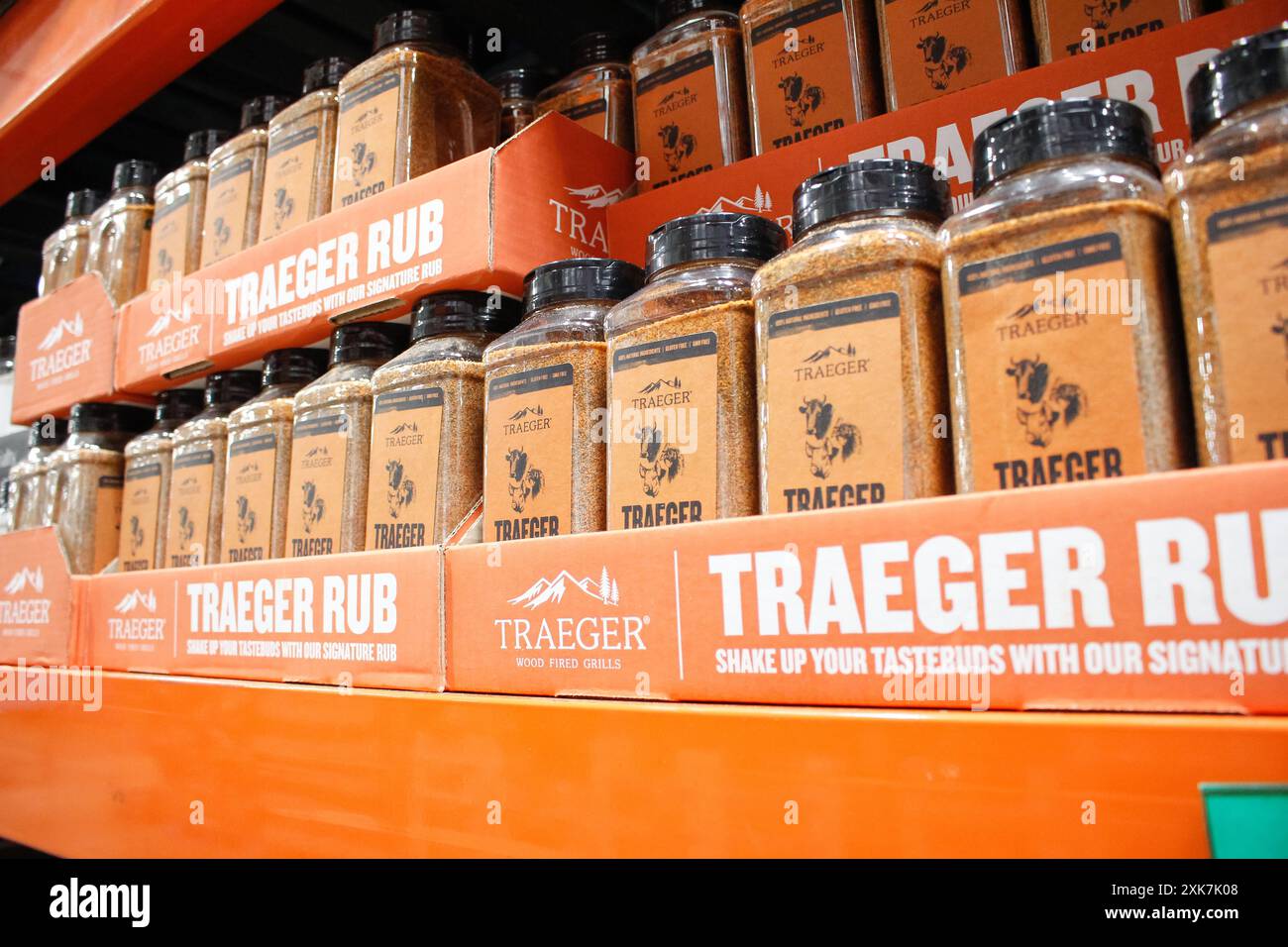 Los Angeles, California, United States - 04-06-2021: A view of several ...