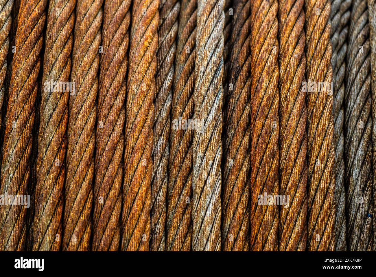 Spool of heavy gauge wire Stock Photo - Alamy