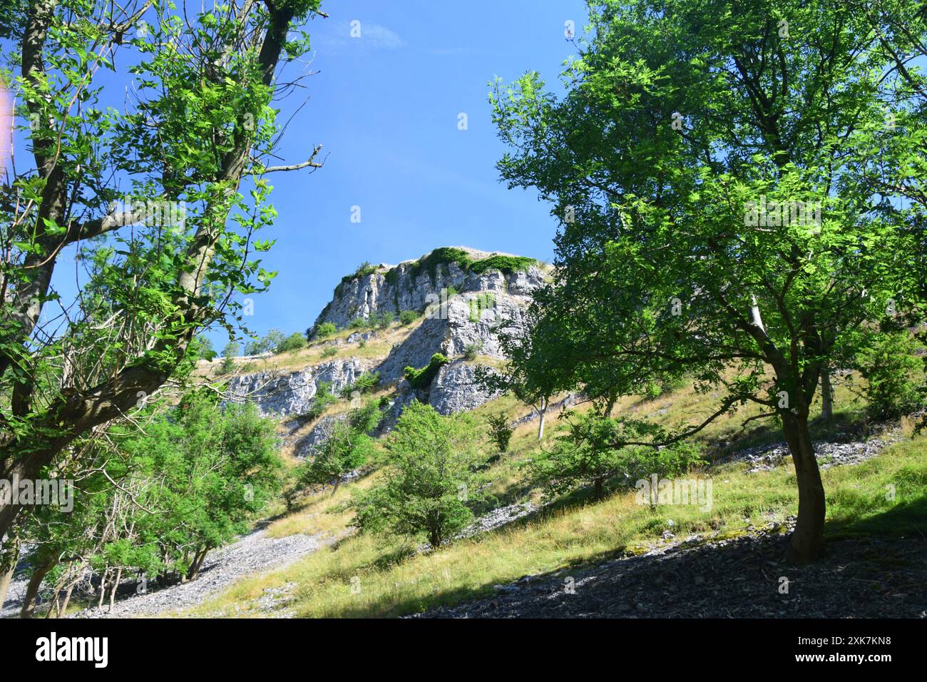Summer scenery in lathkill dale Stock Photo - Alamy