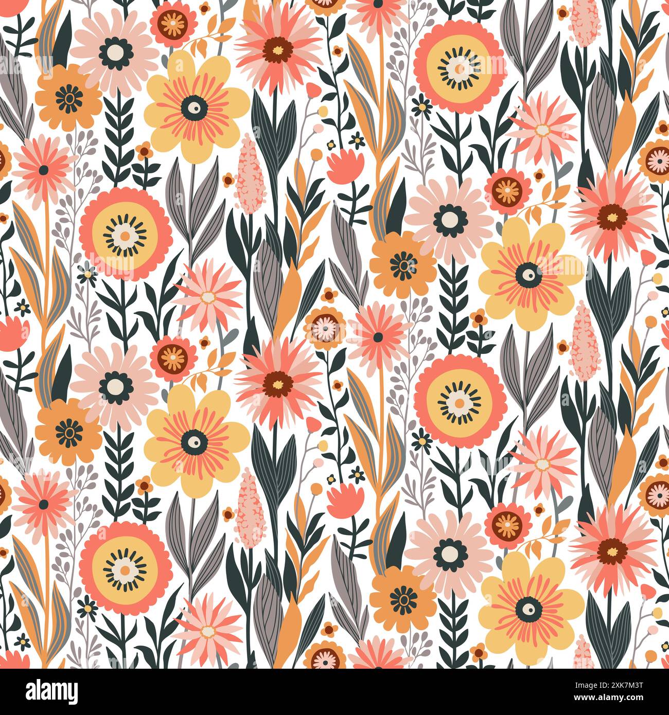Peach and soft yellow flower Stock Vector Images - Alamy
