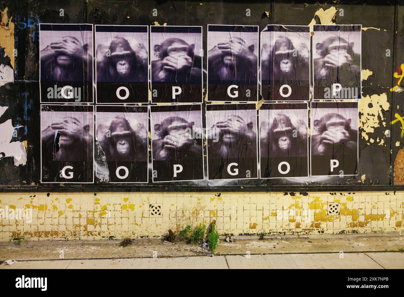 MILWAUKEE, WISCONSIN - JULY 16: Street art near the site where Samuel ...