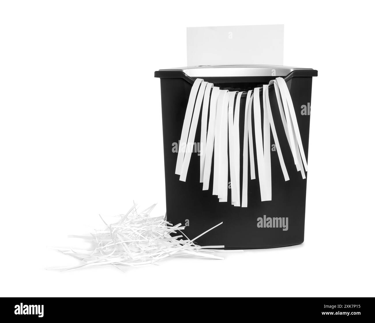 Shredded paper sheet Cut Out Stock Images & Pictures - Alamy