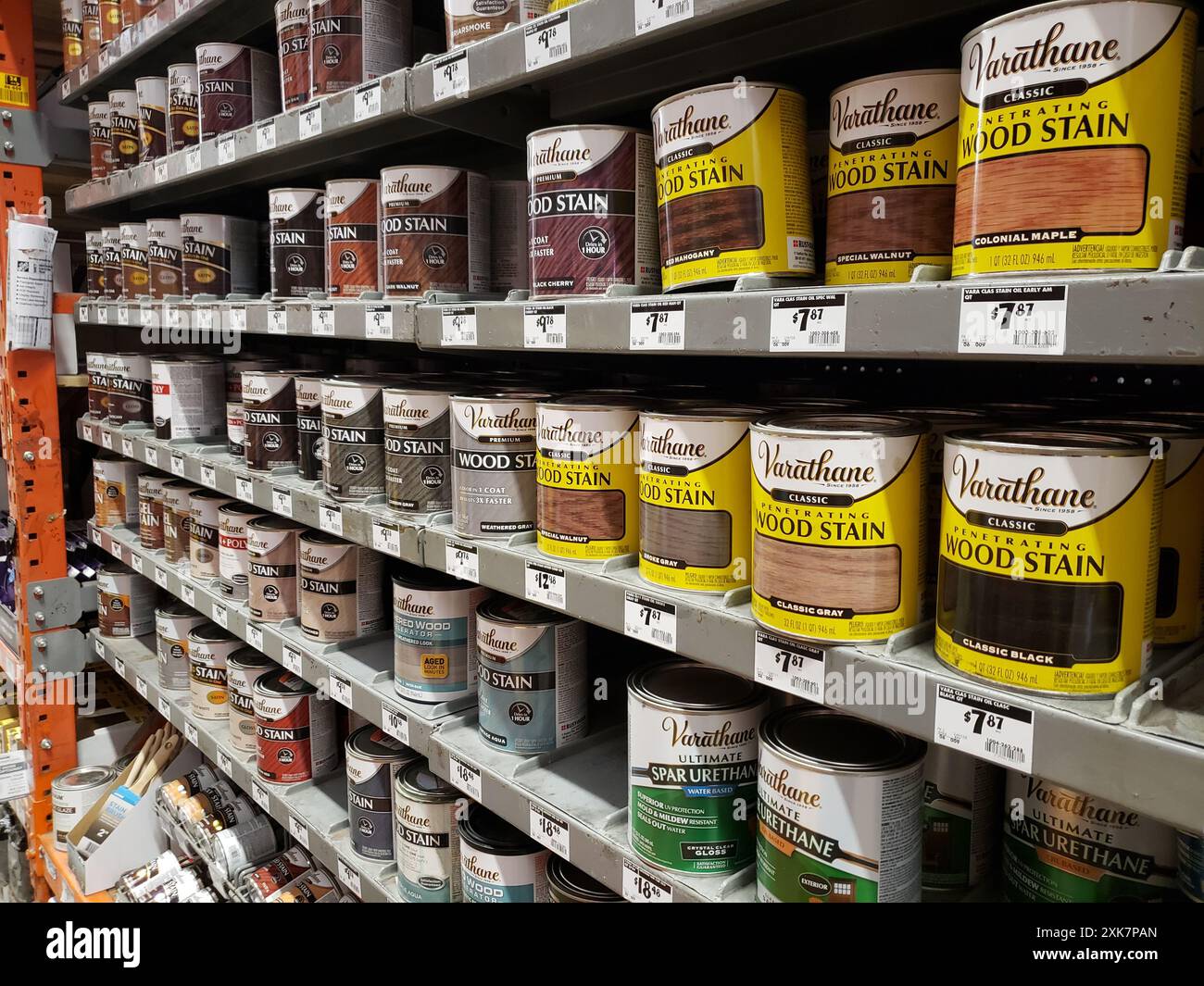 Los Angeles, California, United States - 07-15-2021: A view of several ...