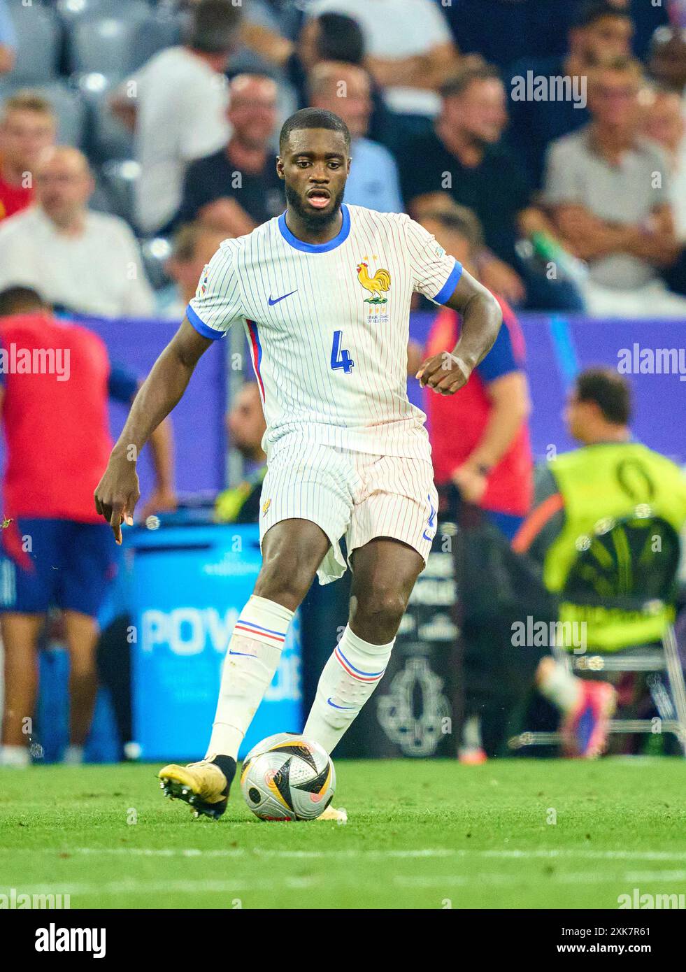 Dayot Upamecano, FRA 4 in the semi final match SPAIN - FRANCE 2-1 of ...