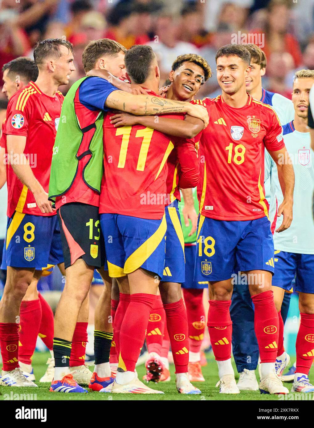 Lamine Yamal, ESP 19 Ferran Torres, ESP 11 Fabian Ruiz, ESP 8 Martin ...