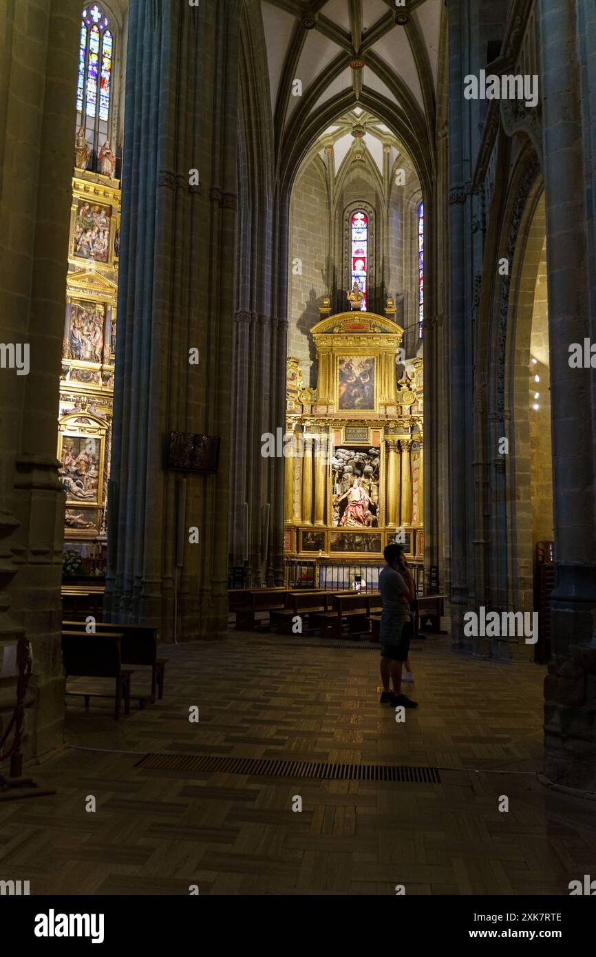 Astorga, Spain - June 4, 2023: Alone in the Cathedral of Santa Maria De ...