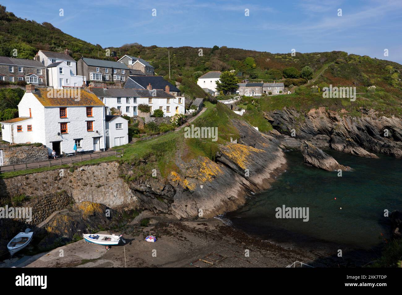 Portloe, Cornwall, England Stock Photo - Alamy