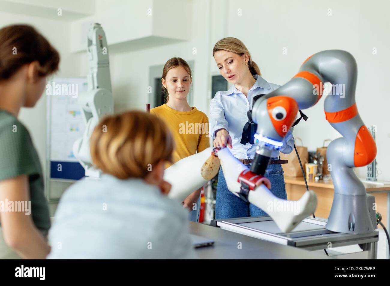 Field trip to real robotics laboratory, encouraging children in career ...