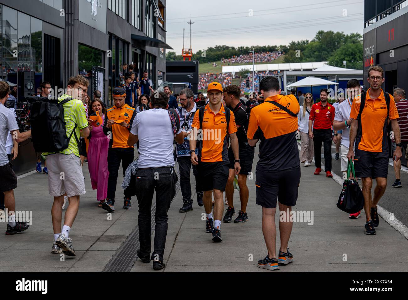 Mogyorod, Hungary, July 21, Oscar Piastri, from Australia competes for ...