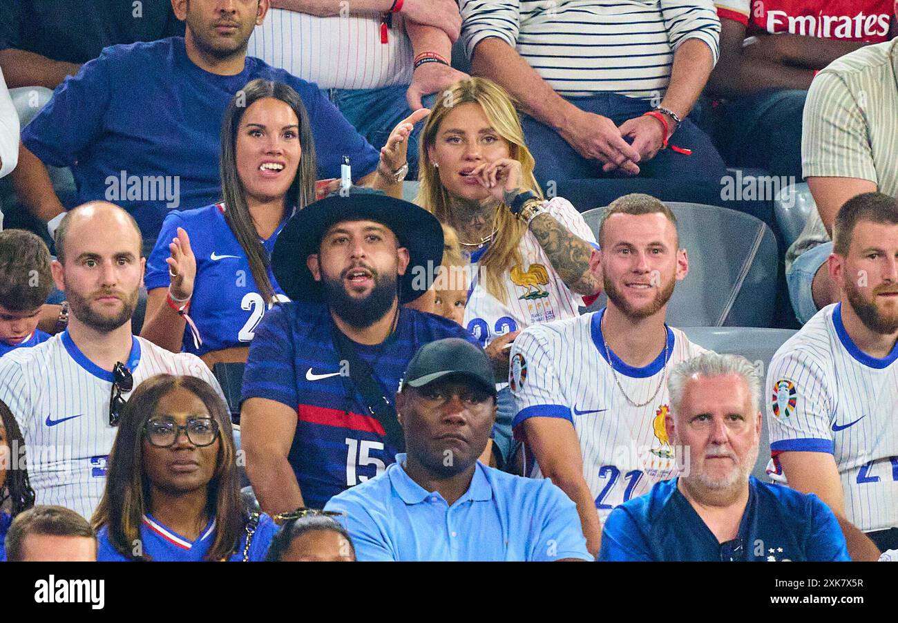 Zoe Cristofoli, girlfriend of Theo Hernandez, FRA 22 in the semi final ...