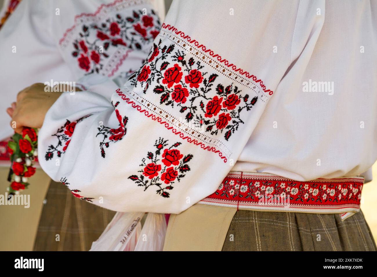 Embroidery pattern close up hi-res stock photography and images - Alamy