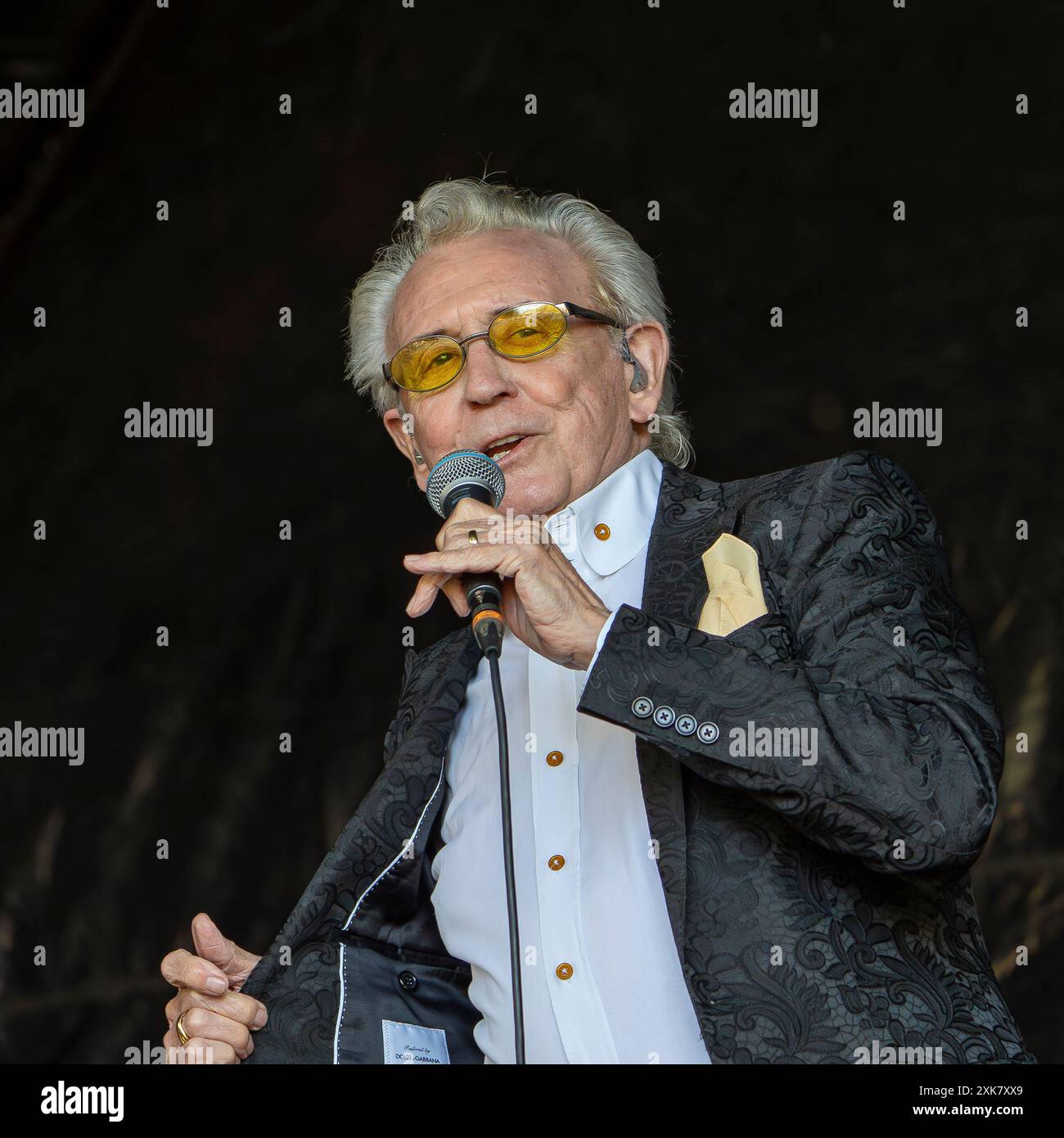 Kidderminster, UK. 21st July, 2024. Legendary singer Tony Christie ...