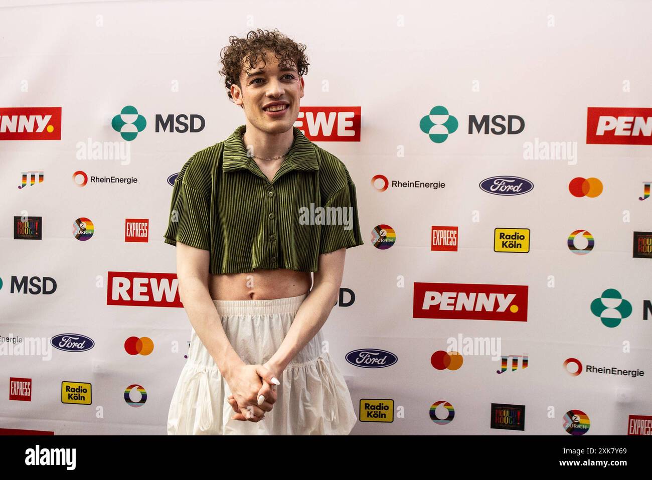 CSD 2024 3. Tag, Cologne Pride, Köln 20.07.2024 Nemo Sänger, BackStage ...