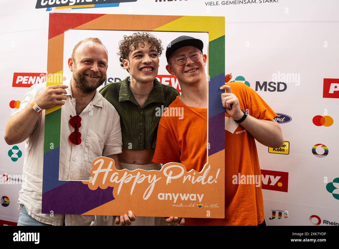 CSD 2024 3. Tag, Cologne Pride, Köln 20.07.2024 Nemo Sänger, BackStage ...