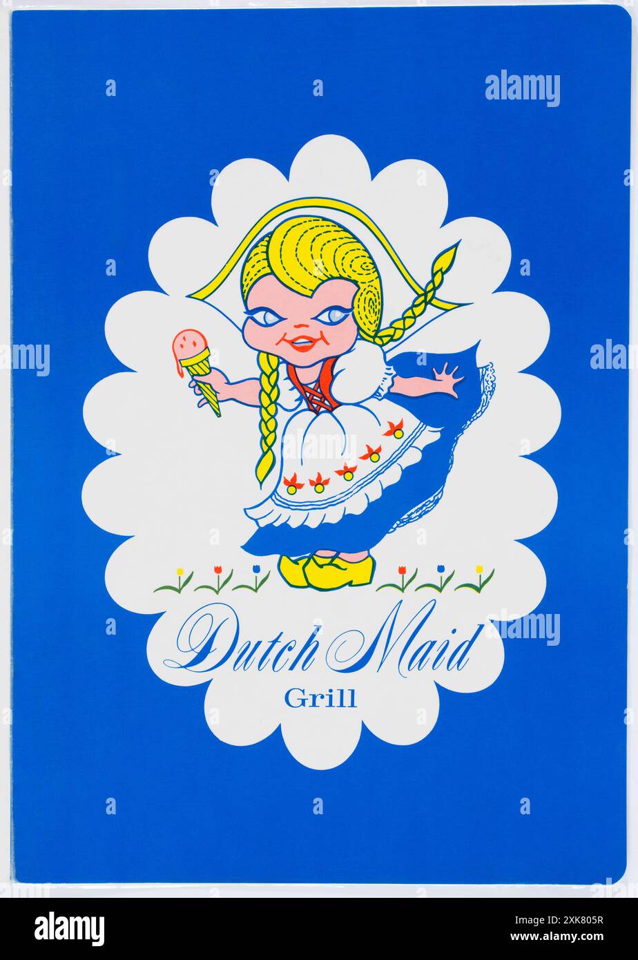 Dutch Maid Grill and Dairy Store (1933-1991) menu cover - The historic ...