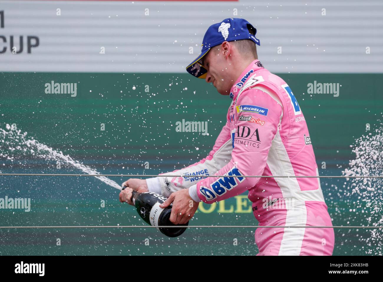 Budapest, Hungary. 21st July, 2024. #1 Harry King (UK, BWT Lechner ...