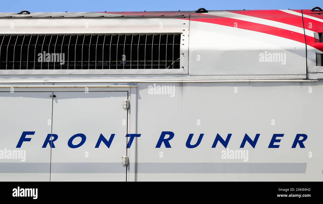 Ogden, UT, USA - June 10, 2024; Utah Transit Authority Front Runner ...