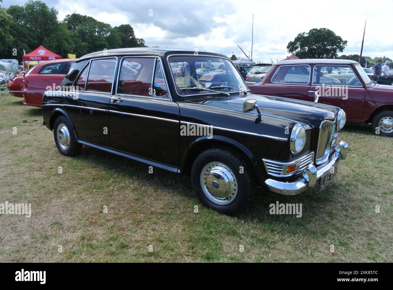 A 1967 Riley Kestrel 1100cc parked on display at the 49th Historic ...