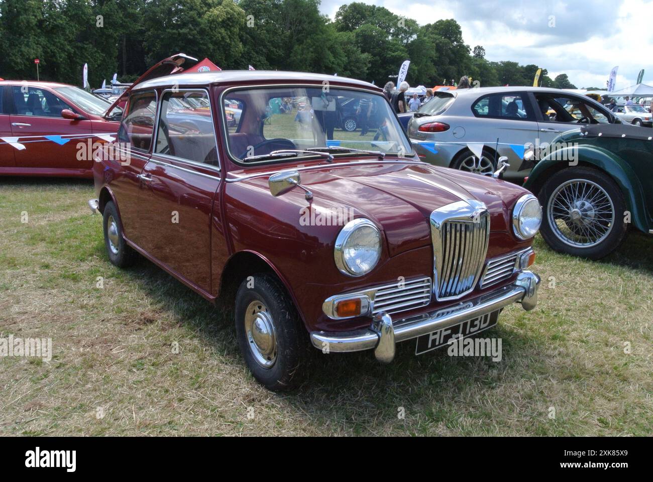 A 1966 Riley Elf Mk 3 parked on display at the 49th Historic Vehicle ...