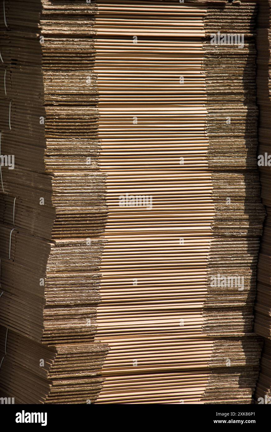 Brown color cardboard stock as a background Stock Photo - Alamy