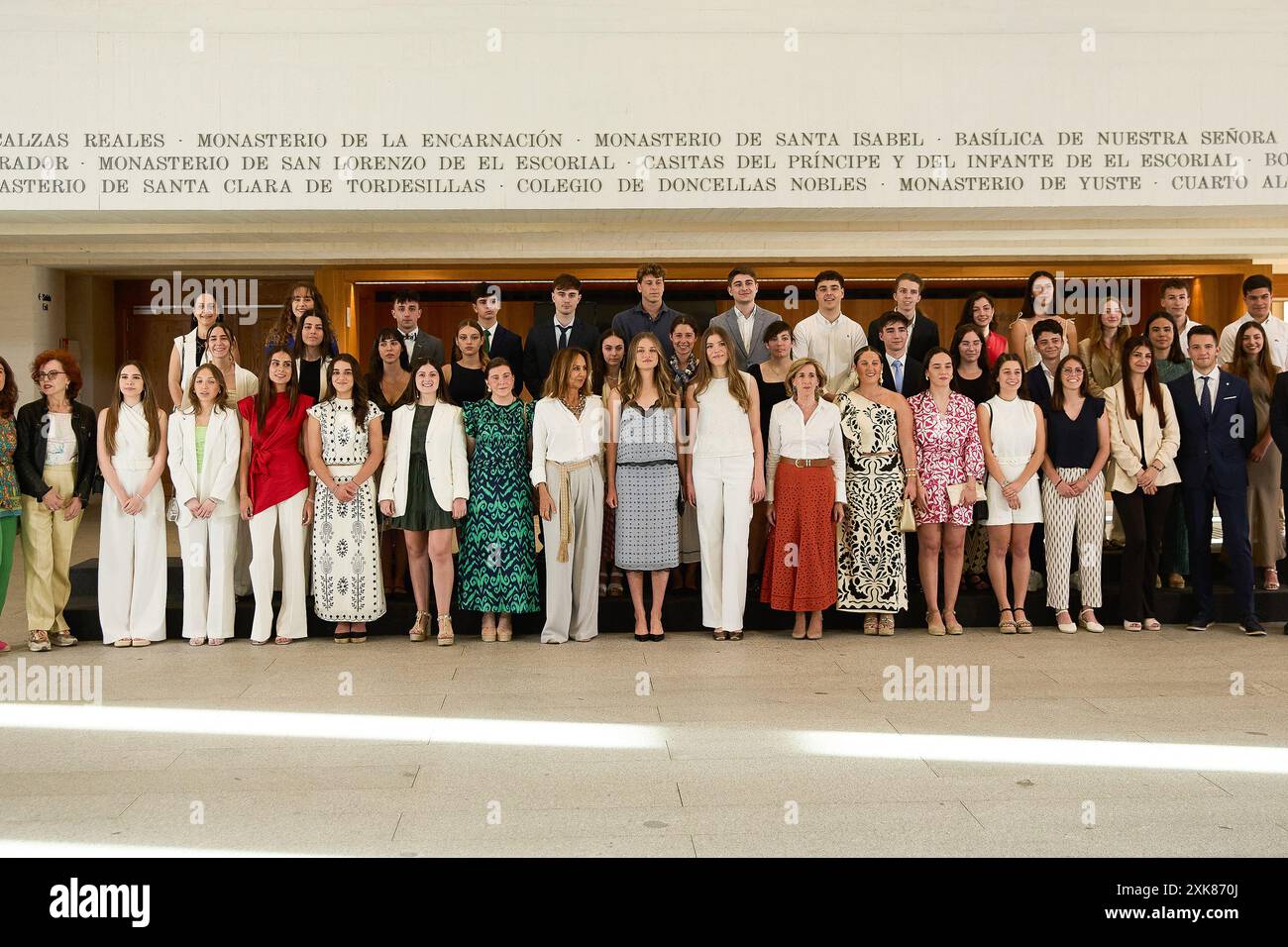 Crown Princess Leonor of Spain and Princess Sofia of Spain attend a ...