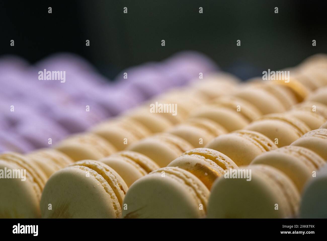 Rows assorted sweet pastries hi-res stock photography and images - Alamy