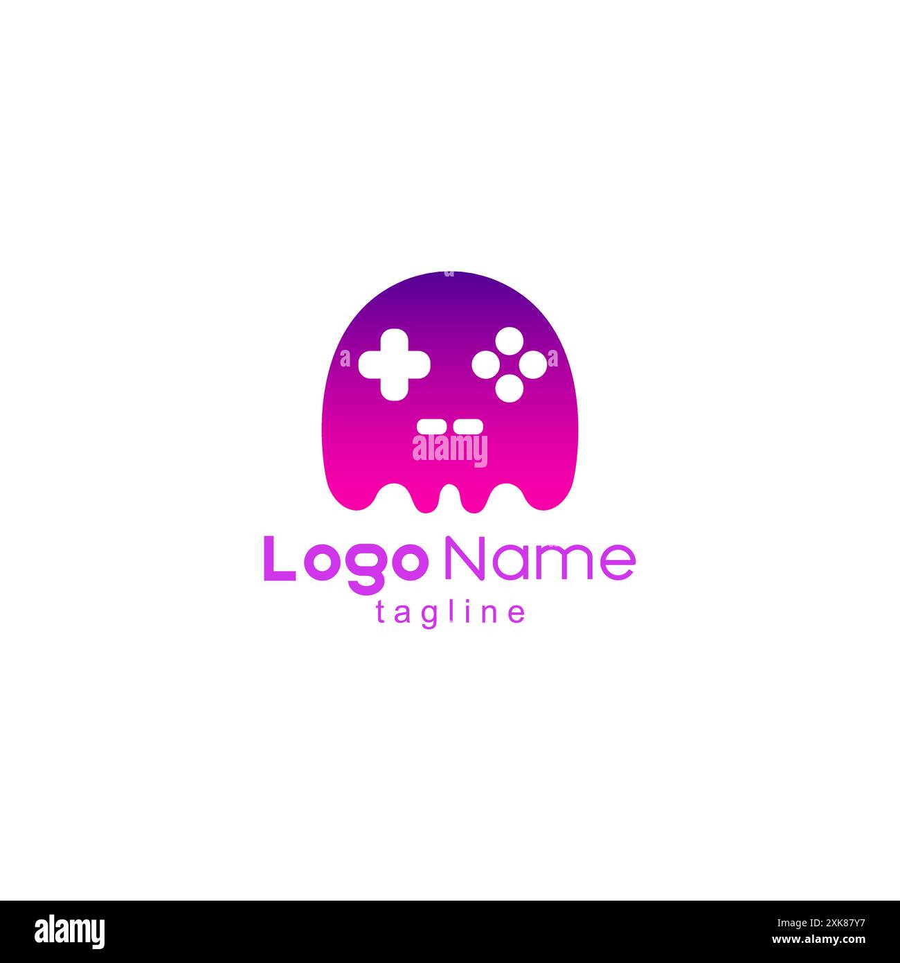 monster game logo design vector Stock Vector Image & Art - Alamy