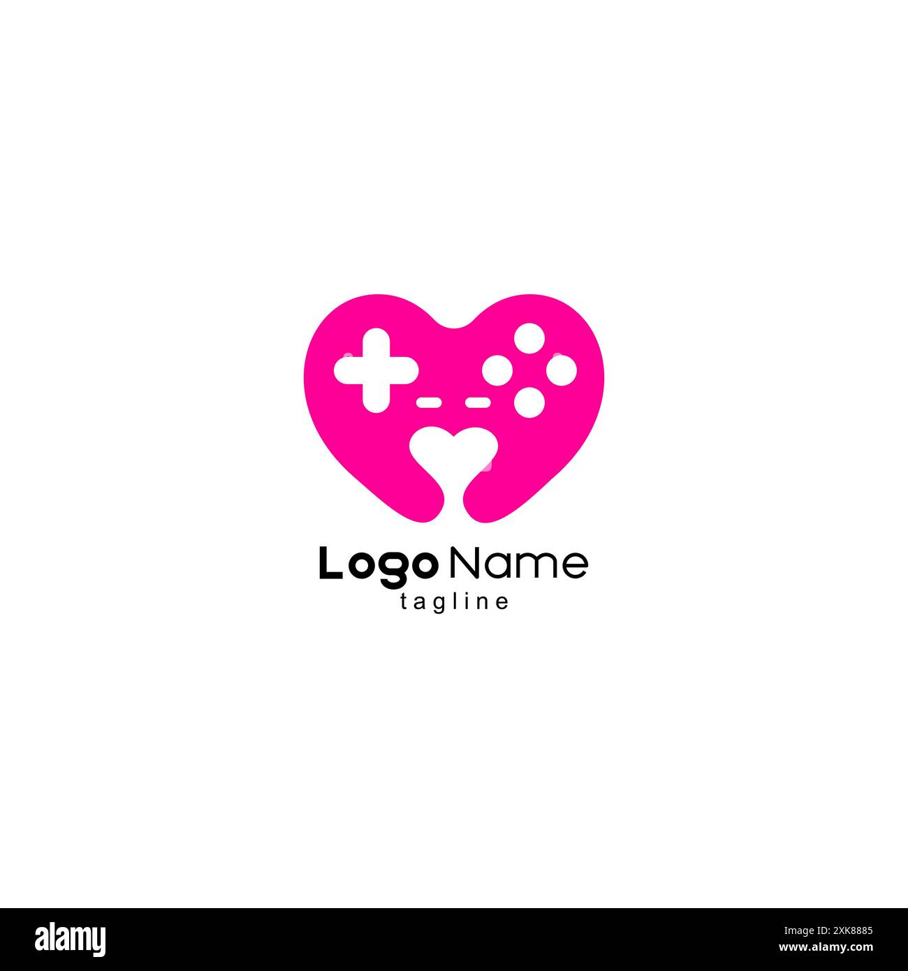 love game logo design vector Stock Vector Image & Art - Alamy