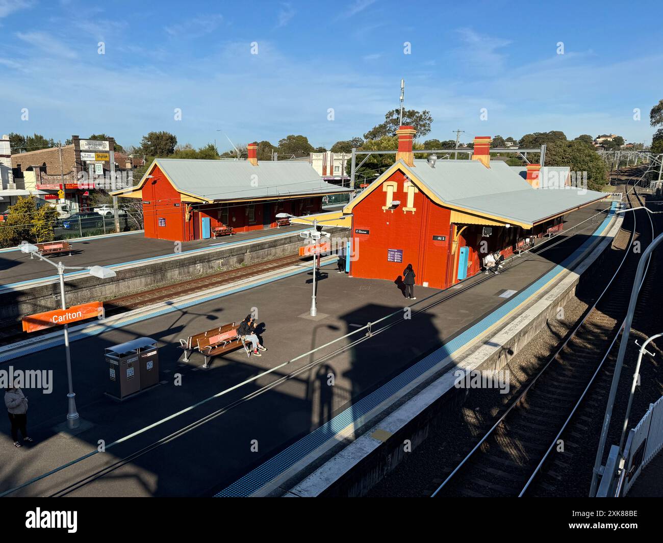 Sydney, Australia. 22nd July, 2024. Carlton train station is seen in ...