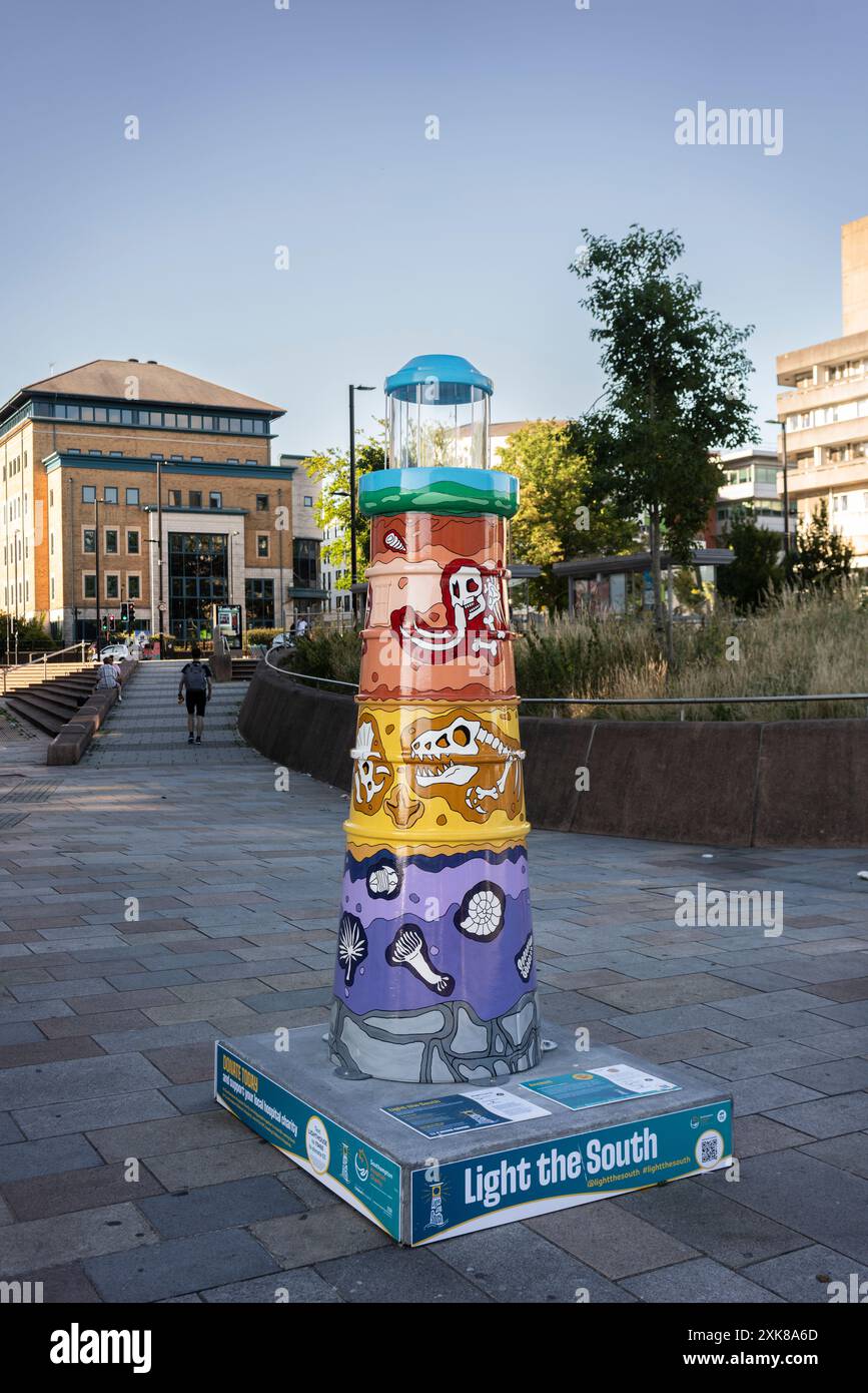 Light the South Art Trail 2024 - art installation of small colourful ...