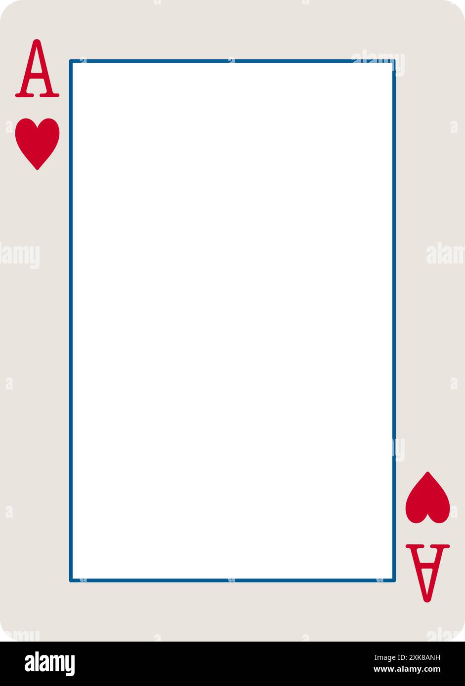 Ace of hearts Stock Vector Images - Alamy