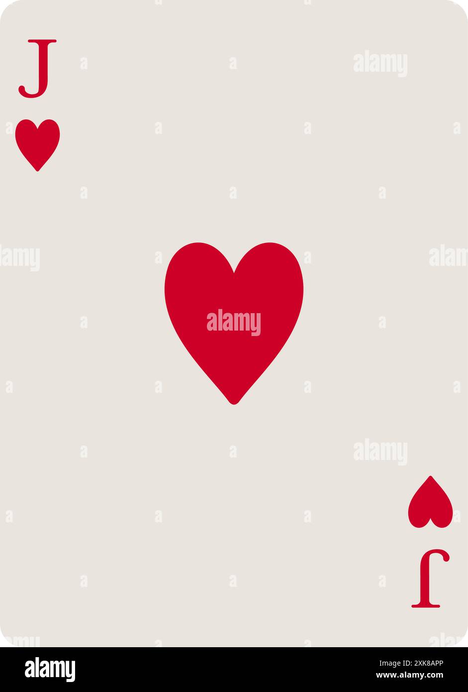 Jack of hearts playing card vector Stock Vector Image & Art - Alamy