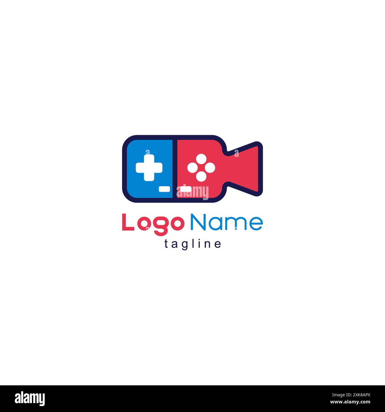 video game logo design vector Stock Vector Image & Art - Alamy