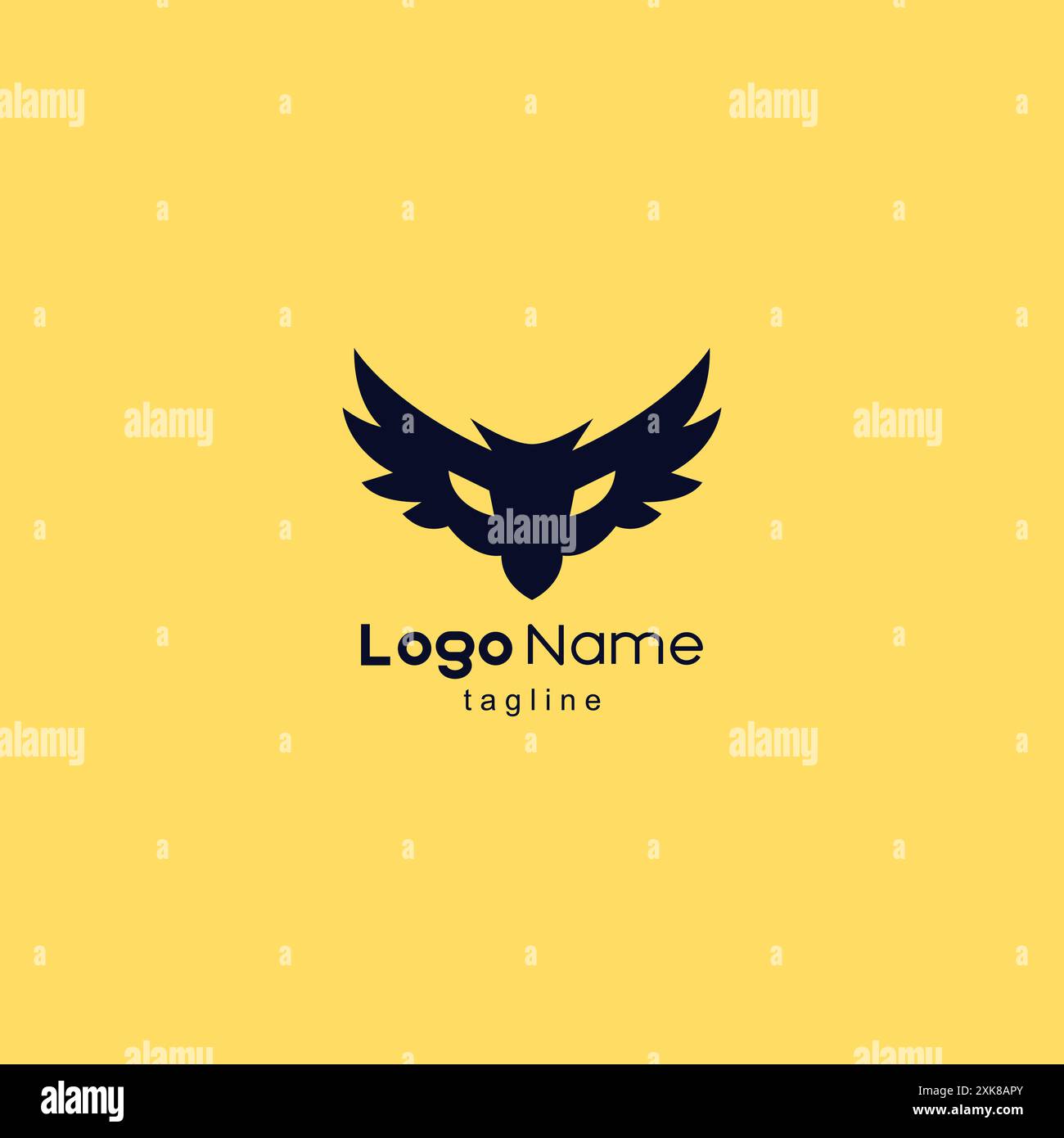 Flat design owl vector hi-res stock photography and images - Alamy