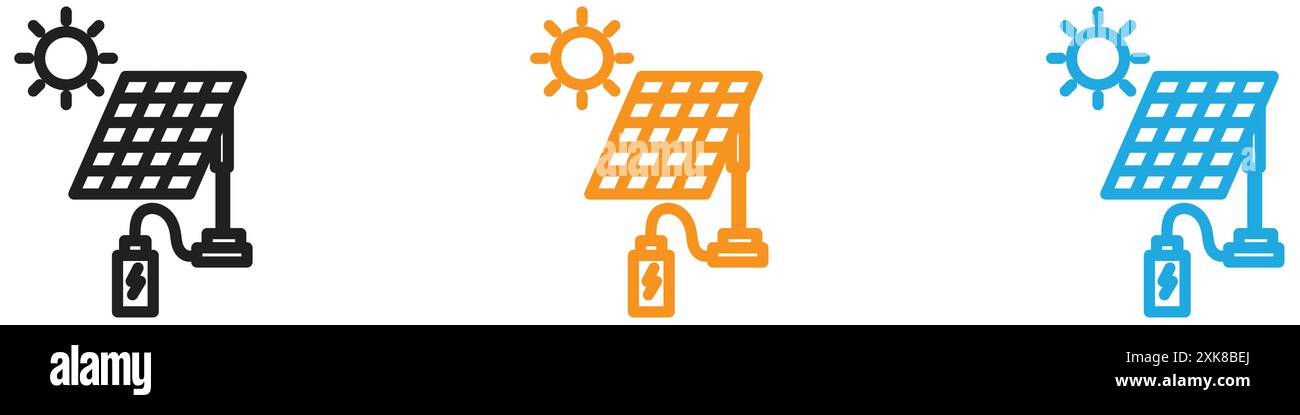 Off the Grid icon vector logo set collection or bundle pack group Stock ...