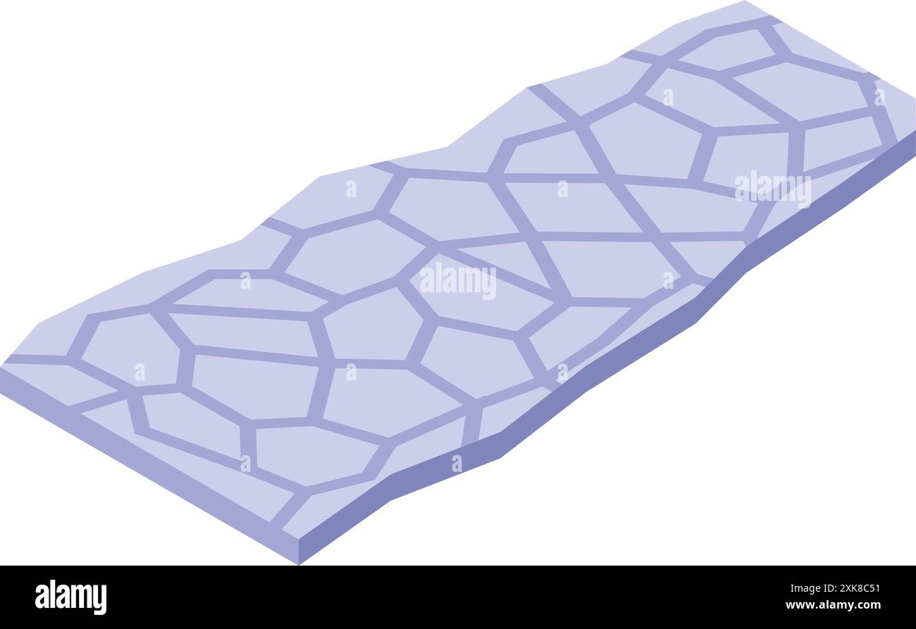 Frozen lake cracks Stock Vector Images - Alamy