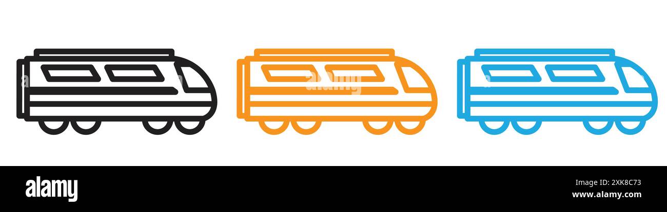 High speed train logo Stock Vector Images - Alamy