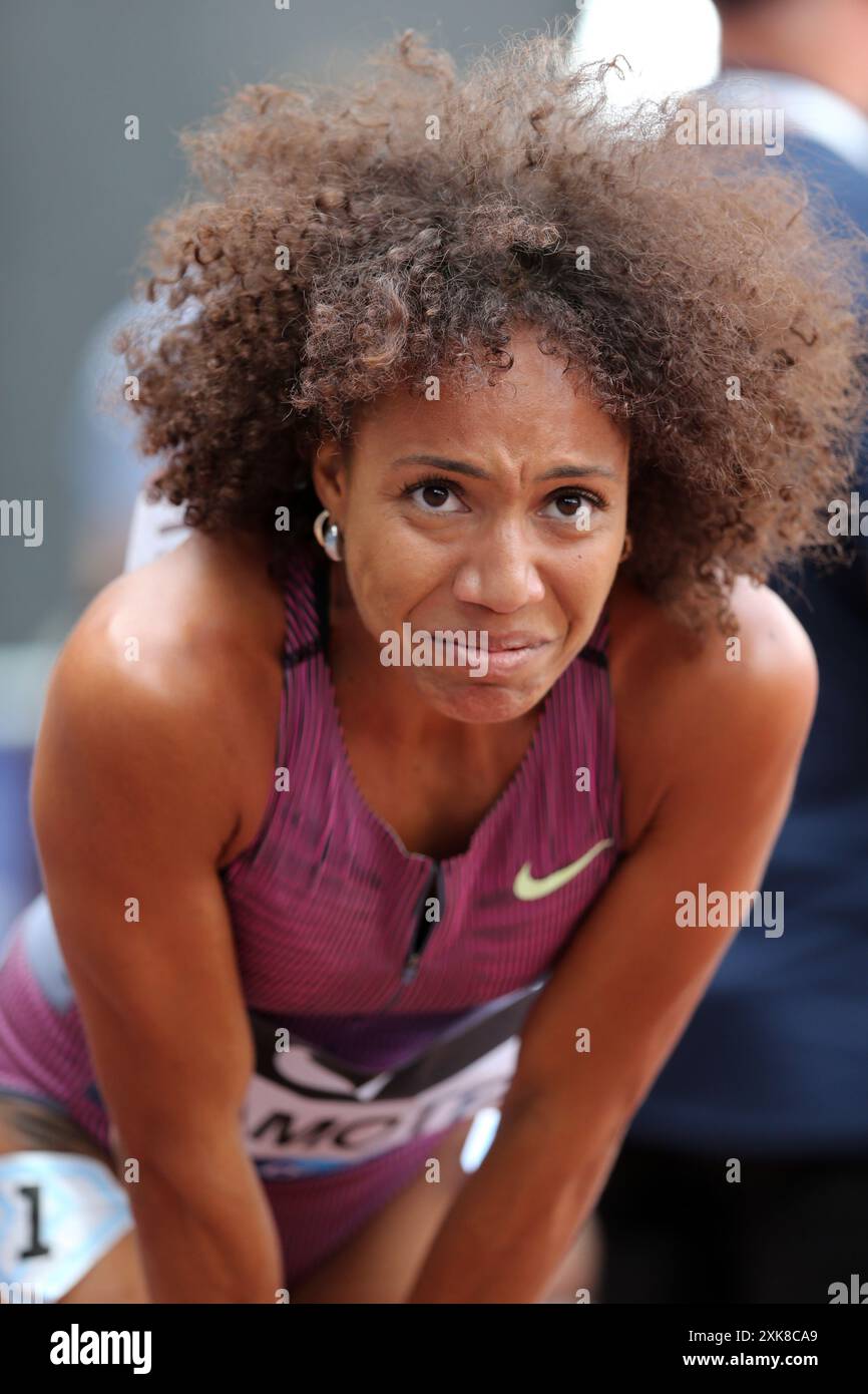 Rénelle LAMOTE (France) after competing in the Women's 800m Final at ...