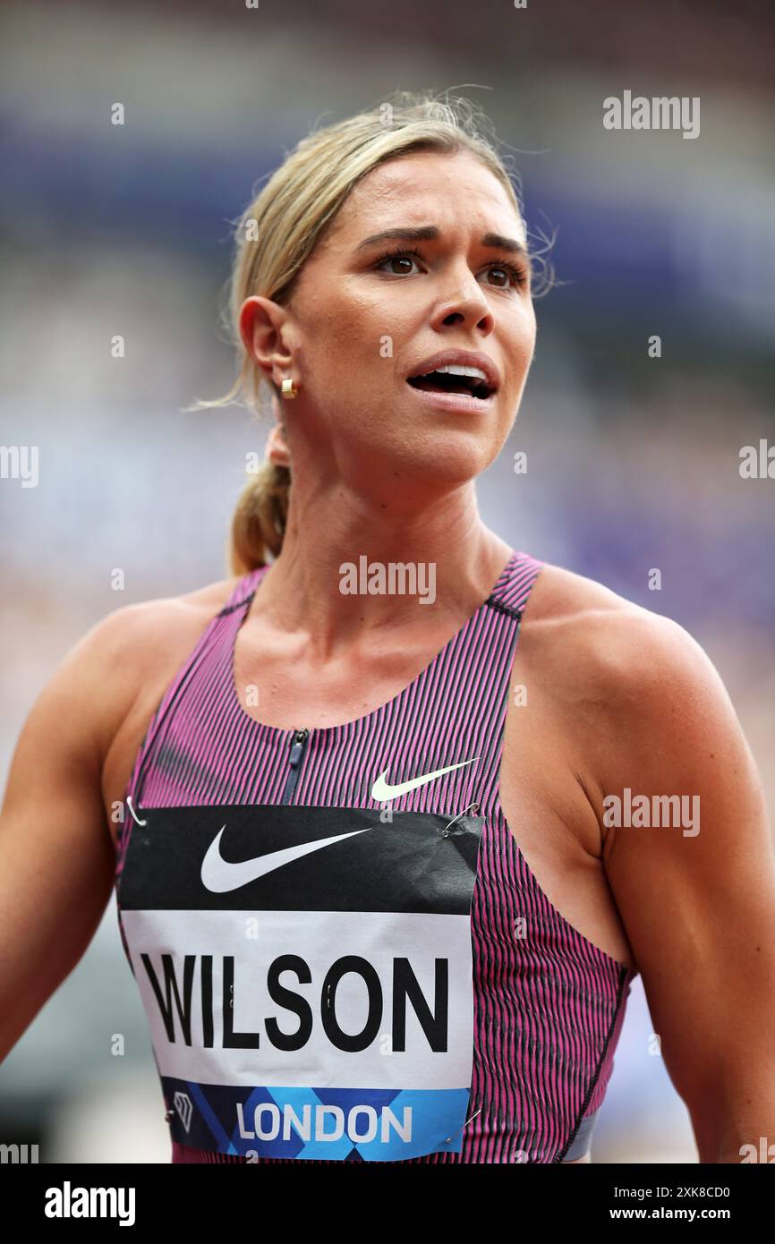 Allie WILSON (United States of America) after competing in the Women's ...