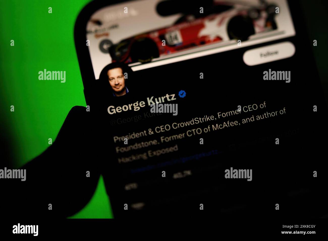 Paris, France - Jul 20, 2024: A smartphone screen displays the Twitter ...