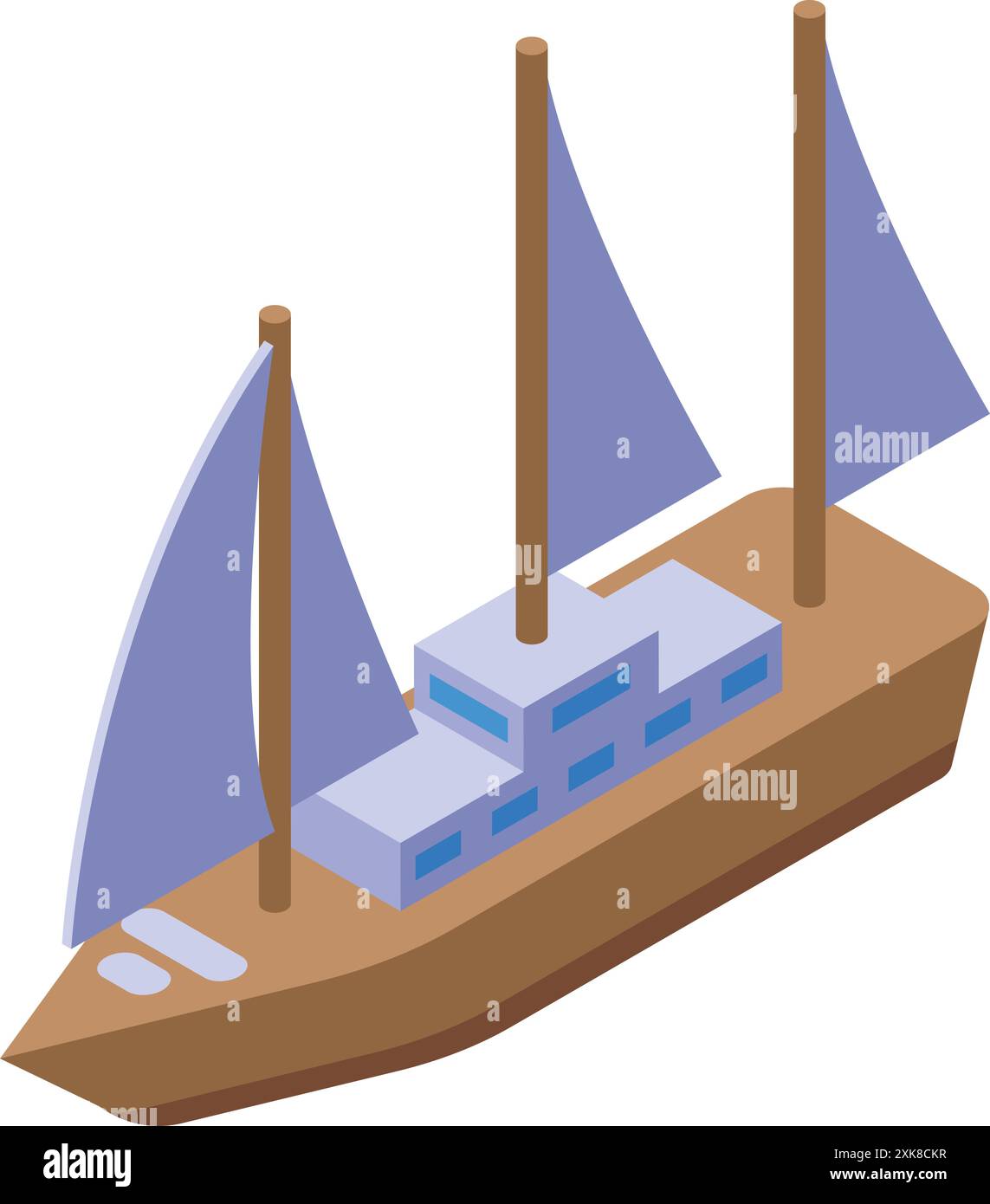 Sailing ship cut out Stock Vector Images - Alamy