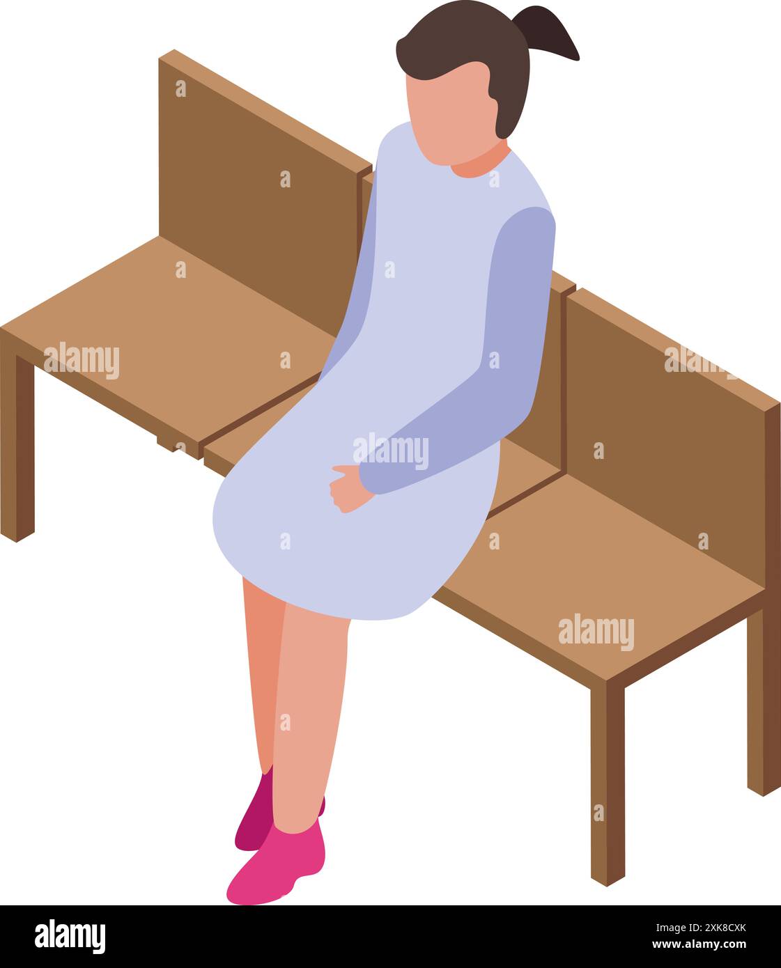 Stressed young doctor Stock Vector Images - Alamy