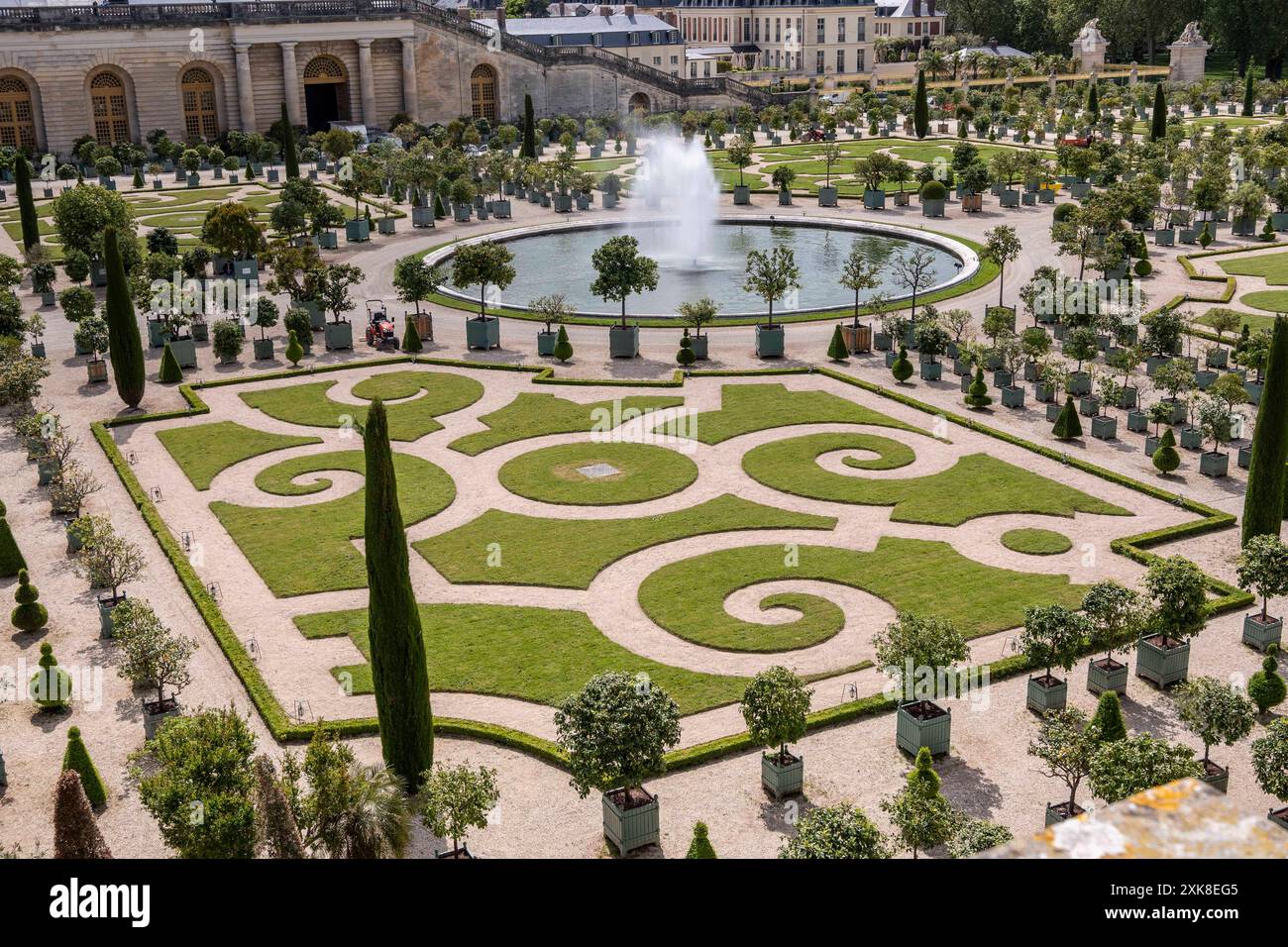 Versailles, France, june 11, 2024: Outside view of Famous palace ...