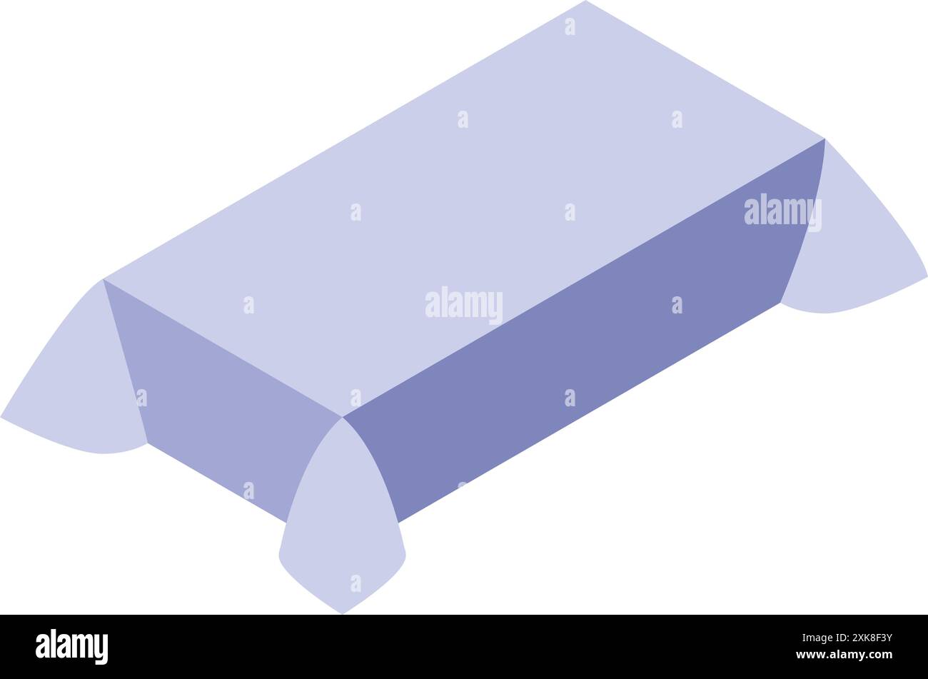 Long rectangle cardboard box spreading its flaps, ready to be filled ...