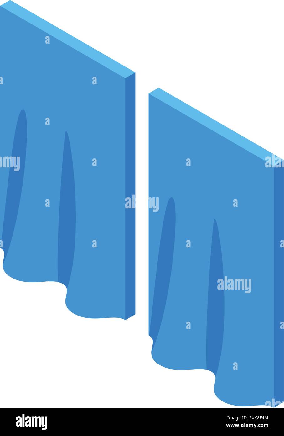 Blue soundproof wall panel absorbing sound waves, creating a quieter ...